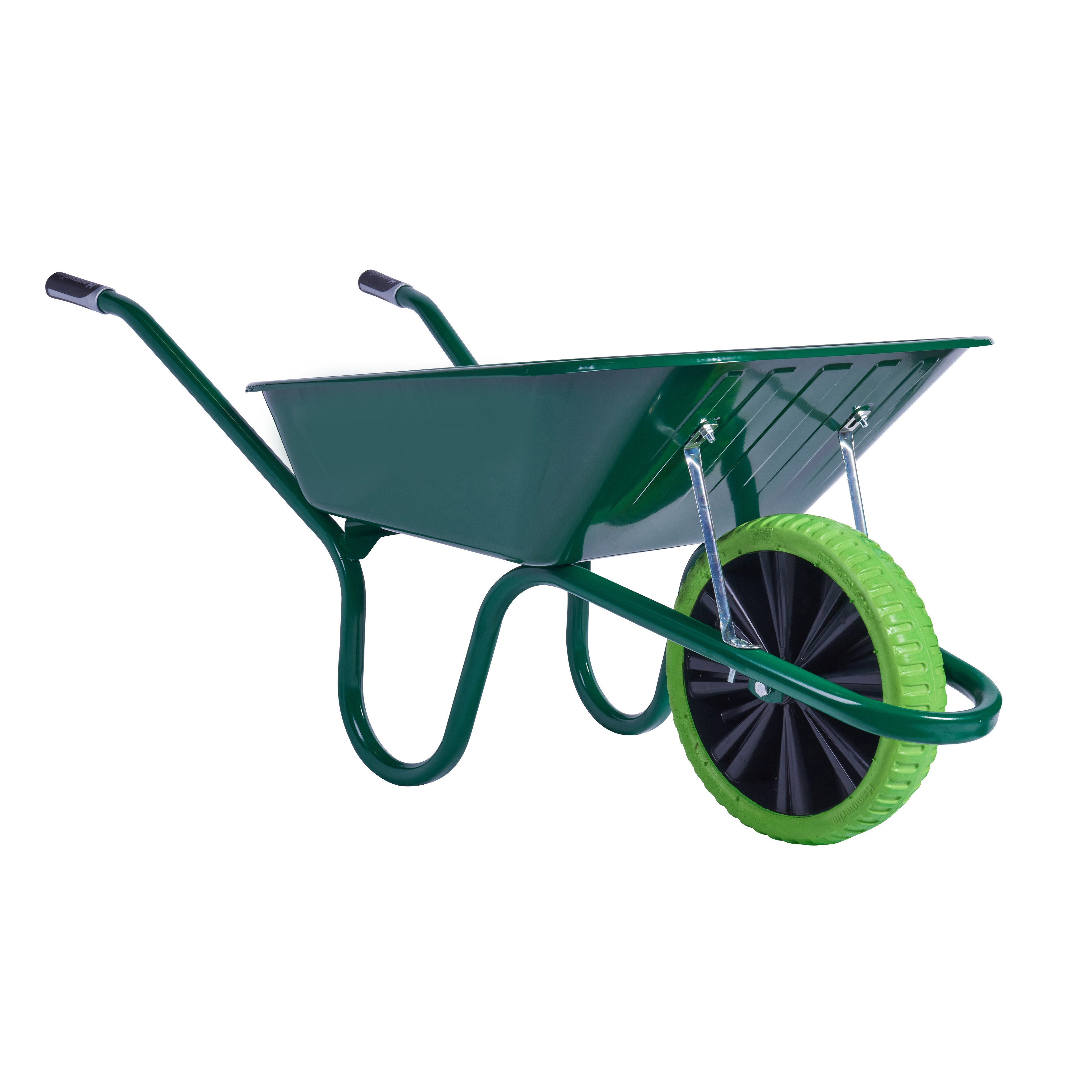 Hæmmerlin Green Barrow With Puncture Freetyre 3 Cu.ft