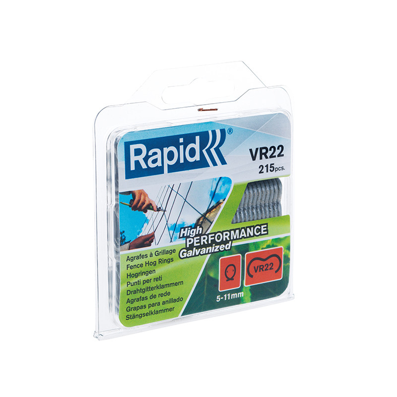 VR22 Fence Hog Rings Pack 1100 Green